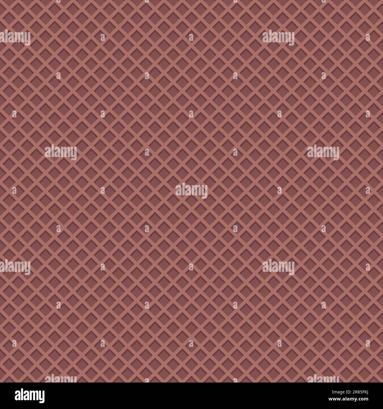 a chocolate brown color waffle seamless backdrop Stock Vector Image ...