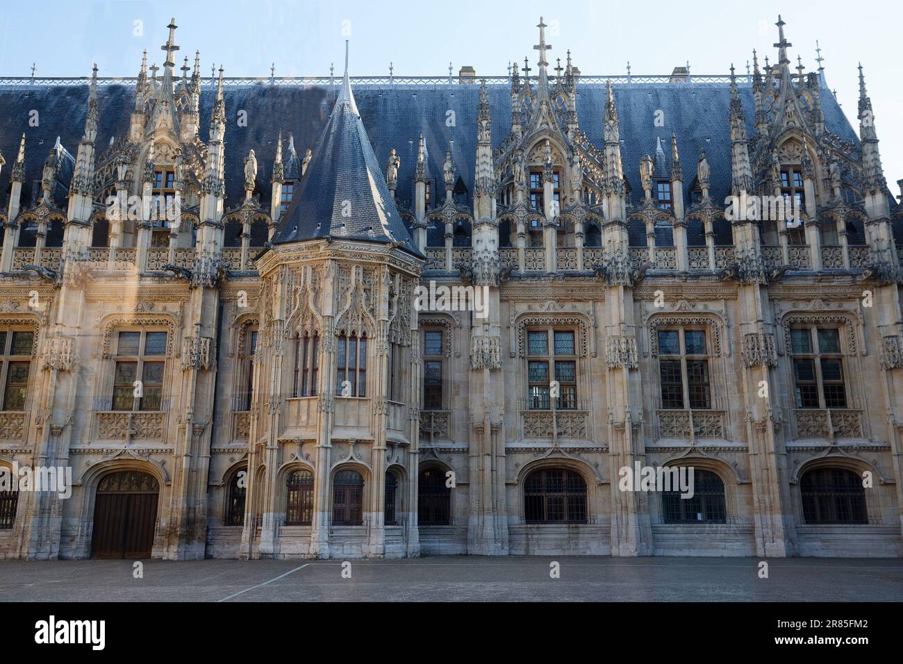 Palace of Justice of Rouen, the capital of the region of Upper Normandy ...
