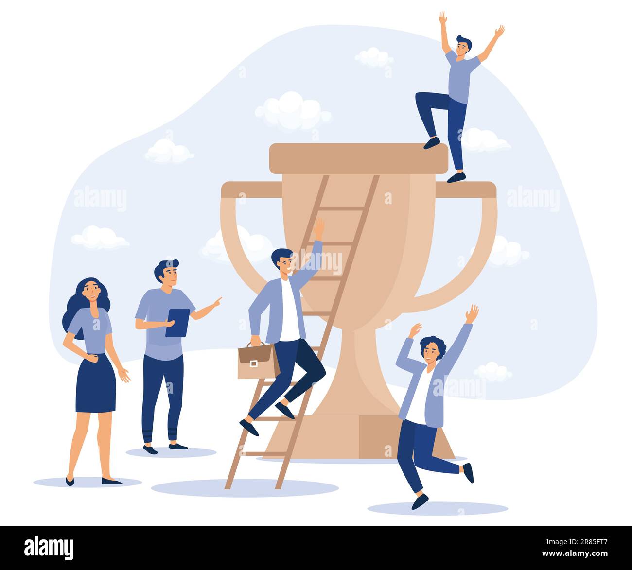 Briefcase standing trophy hi-res stock photography and images - Alamy