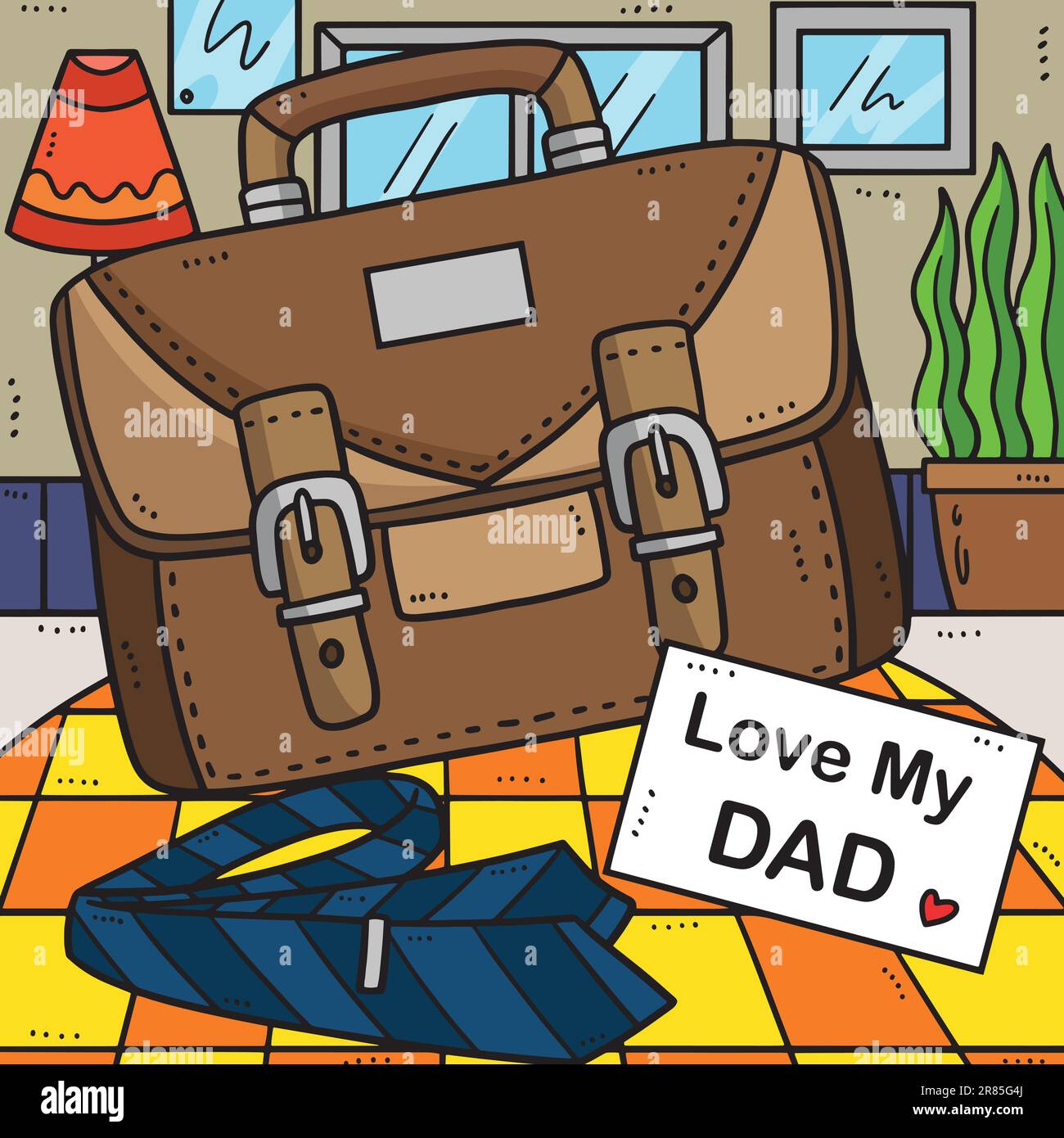 Cartoon briefcase hi-res stock photography and images - Alamy