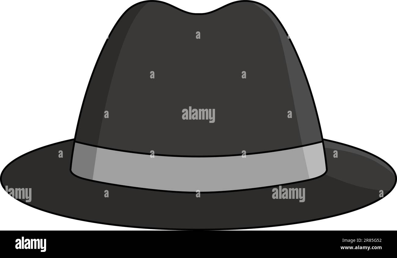 Hat Cartoon Colored Clipart Illustration Stock Vector Image & Art - Alamy