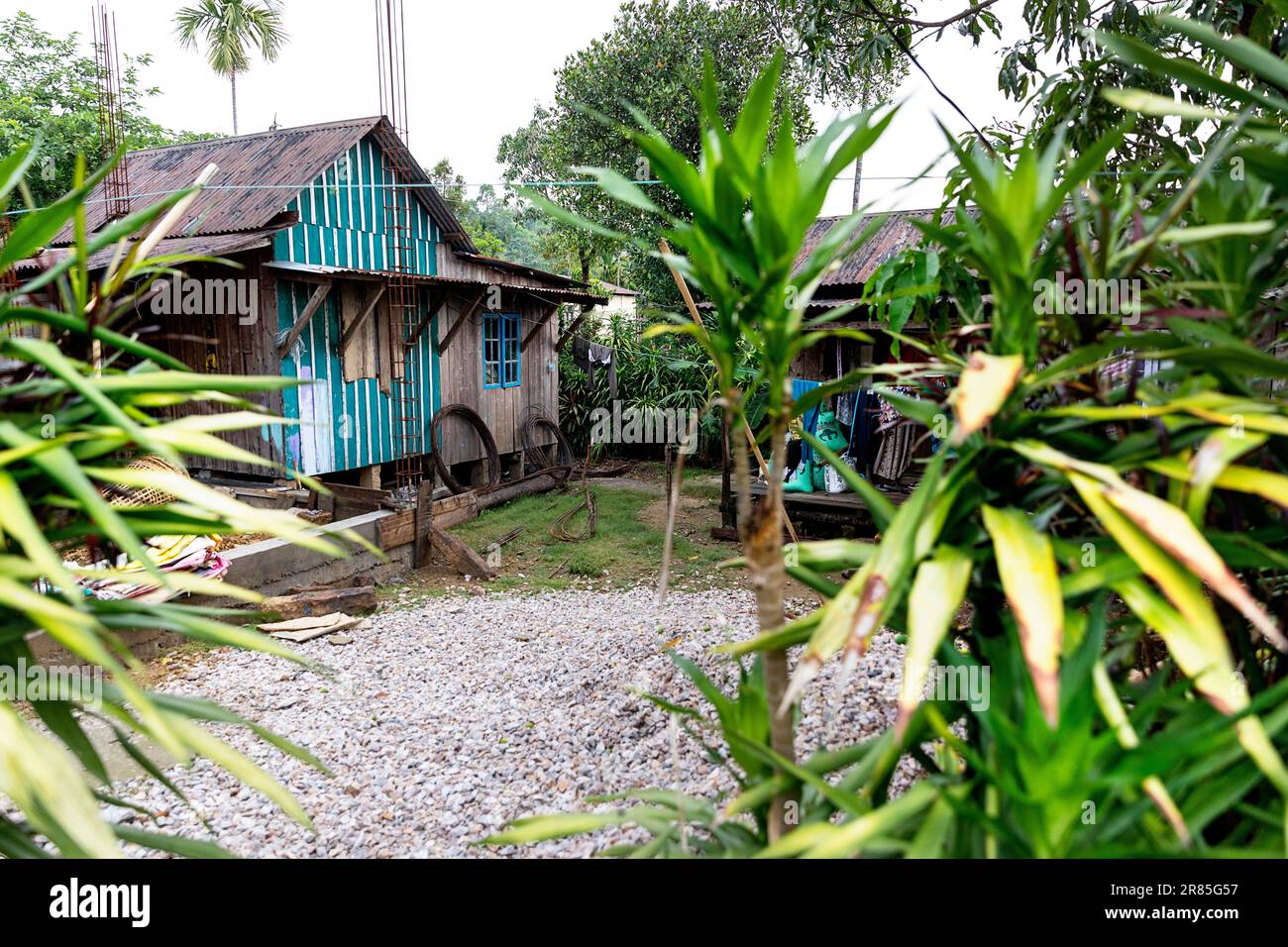 Cute typical house with lush garden in the cleanest village in Asia ...
