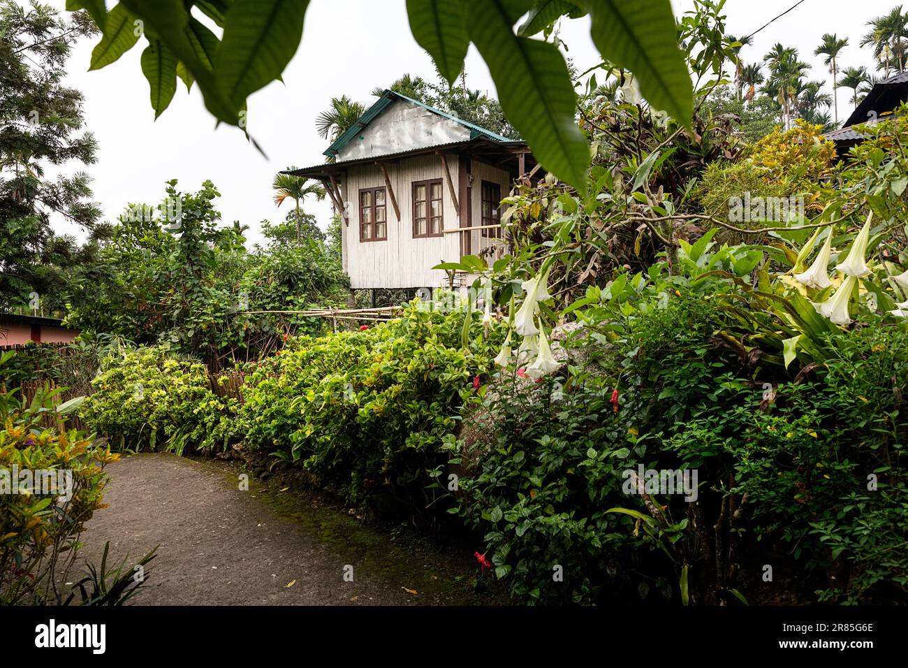 Cute typical house with lush garden in the cleanest village in Asia ...