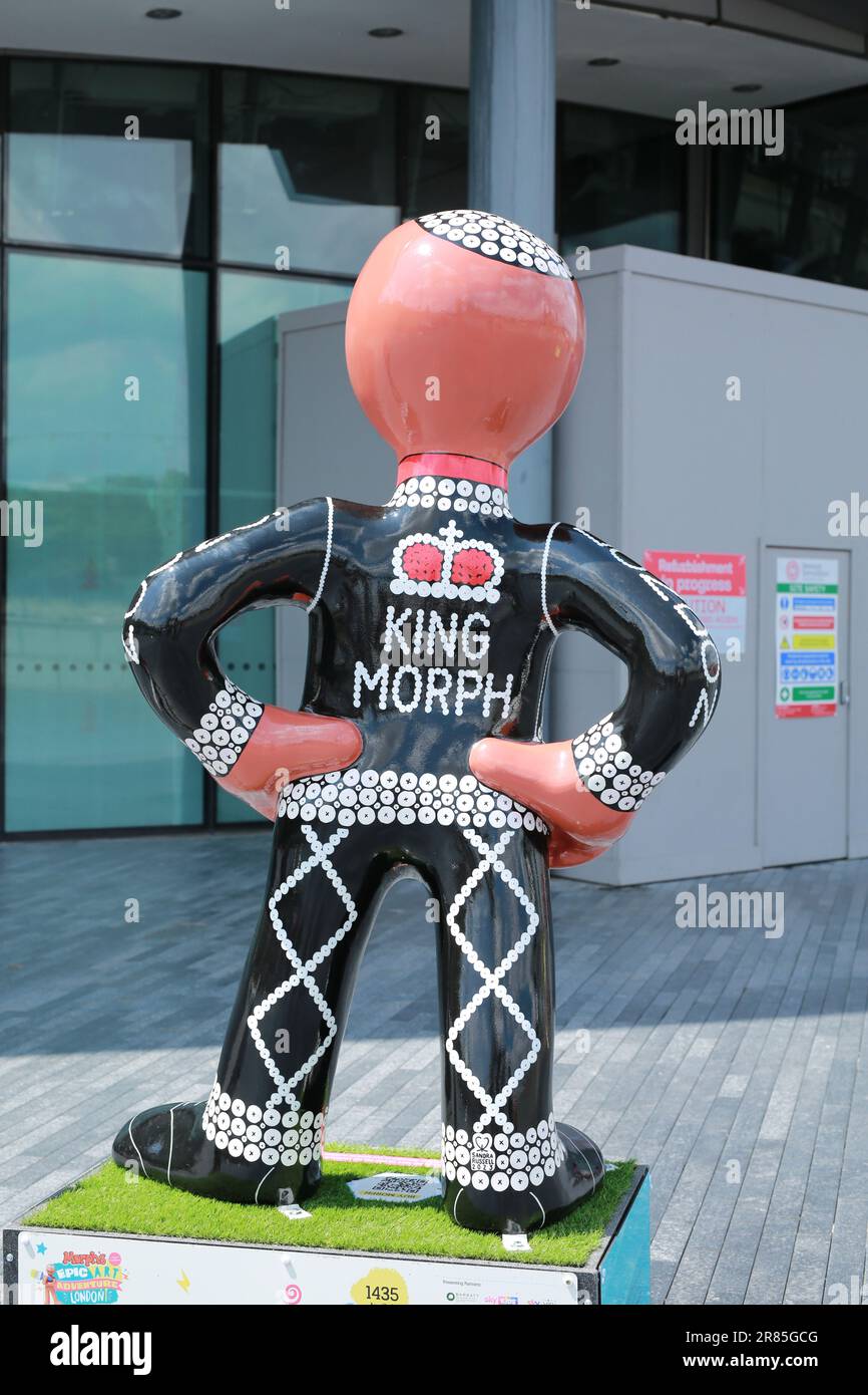 London, UK. 19 June 2023. The children’s television character Morph is ...