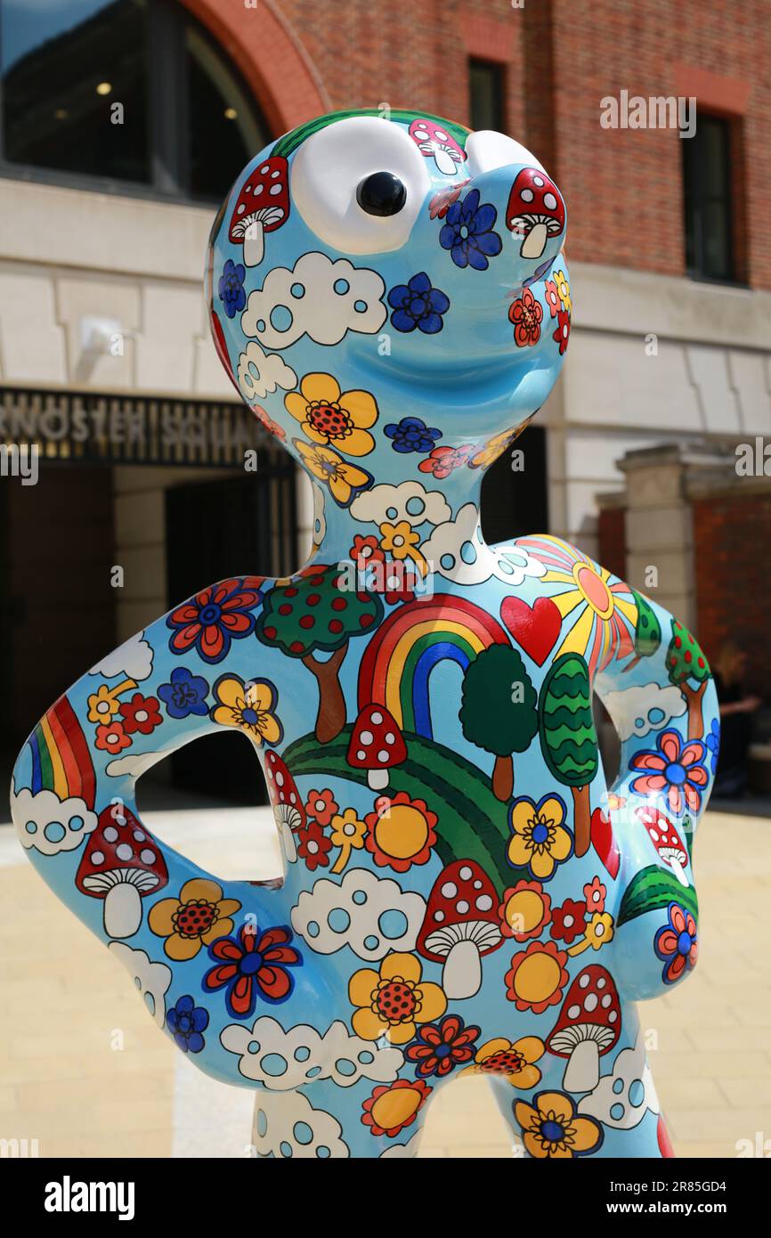 London, UK. 19 June 2023. The children’s television character Morph is ...