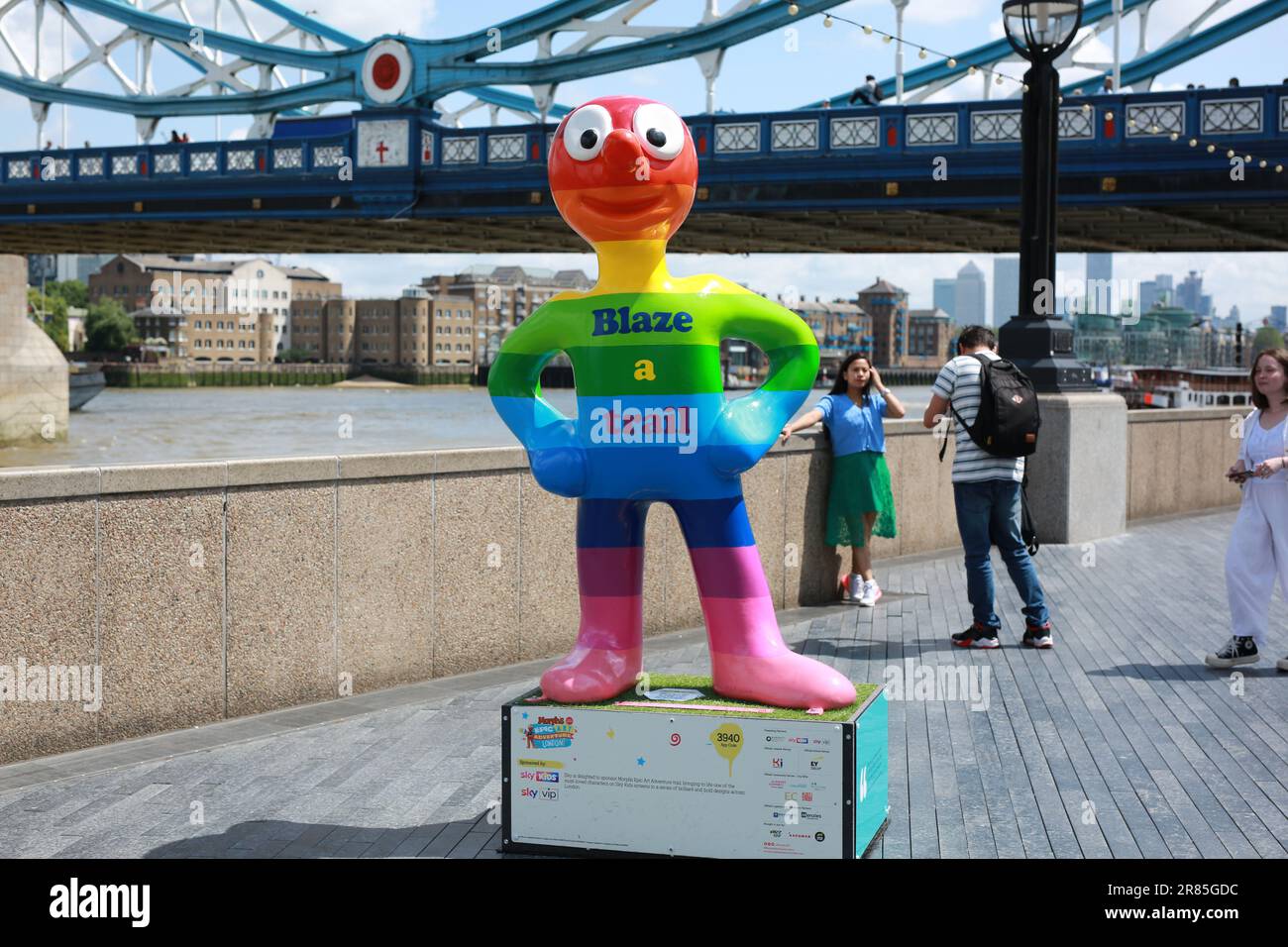 London, UK. 19 June 2023. The children’s television character Morph is ...