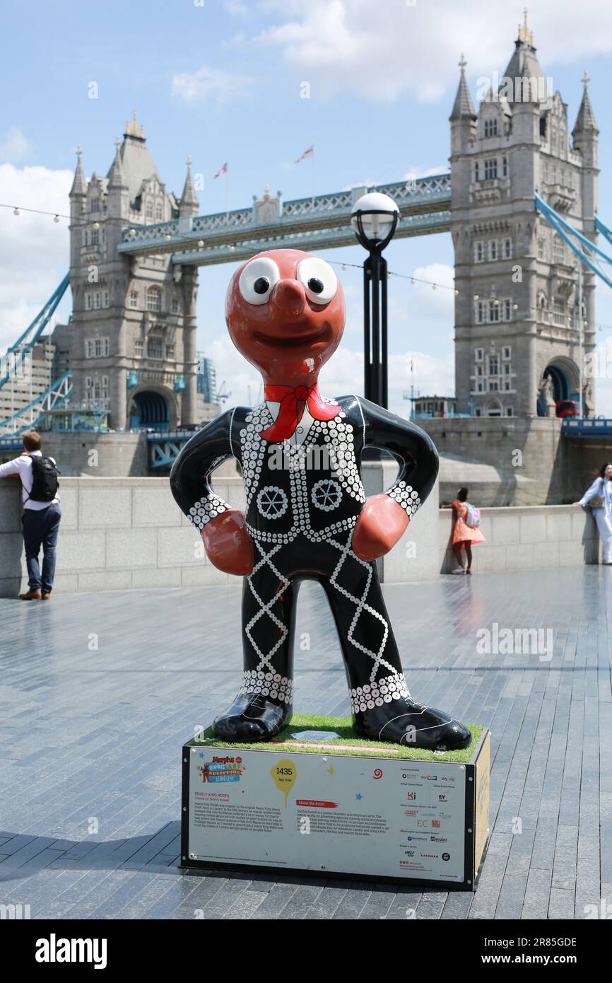 London, UK. 19 June 2023. The children’s television character Morph is ...