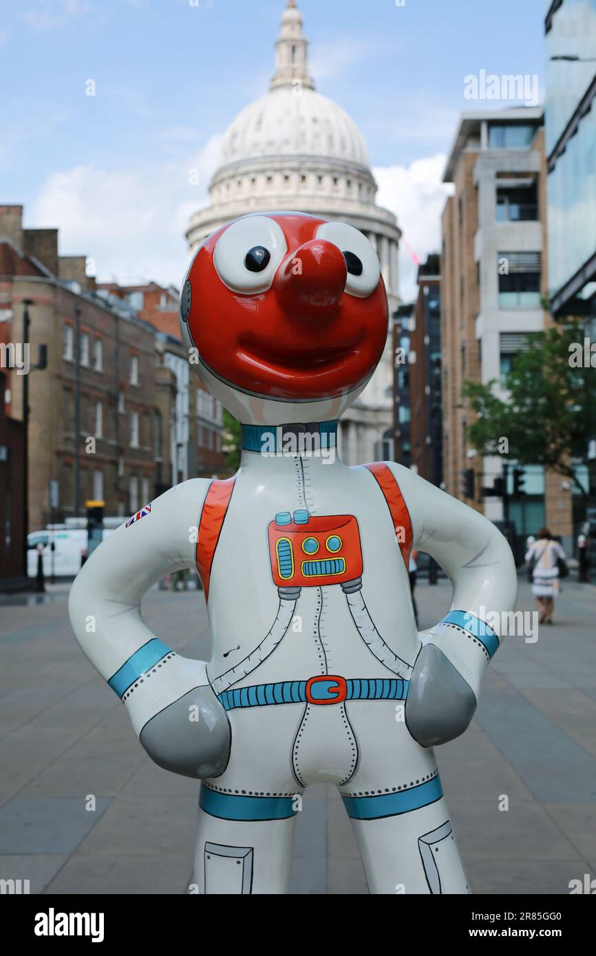 London, UK. 19 June 2023. The children’s television character Morph is ...