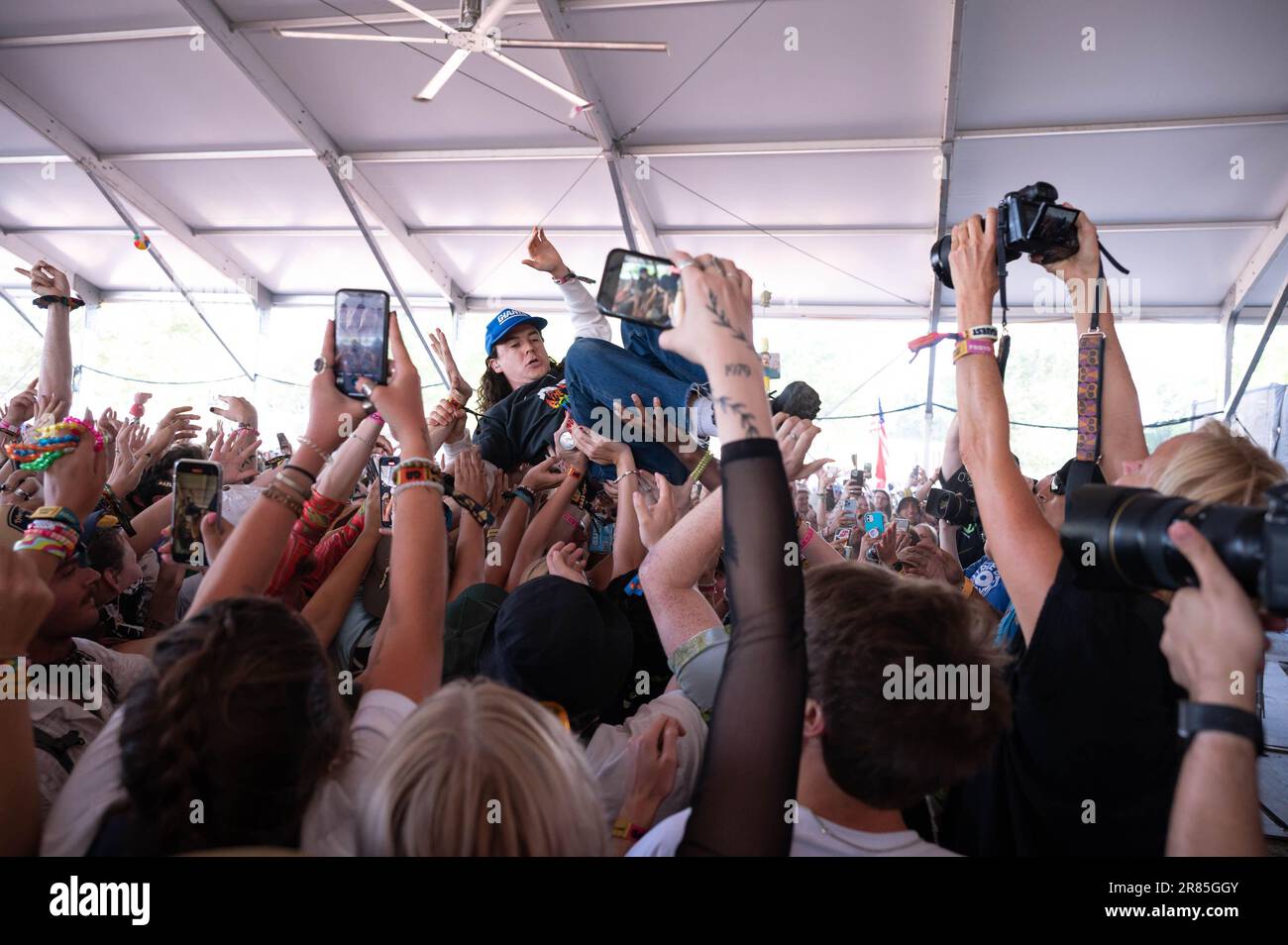 Neil Smith and Peach Pit perform on Day 4 of the 2023 Bonnaroo Music ...