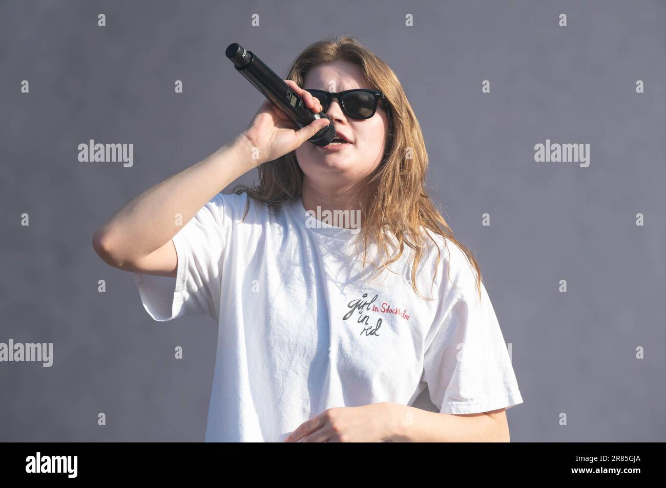 Marie Ulven Ringheim and her Girl in Red project perform on Day 4 of ...