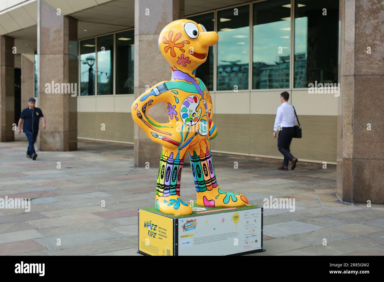 London, UK. 19 June 2023. The children’s television character Morph is ...