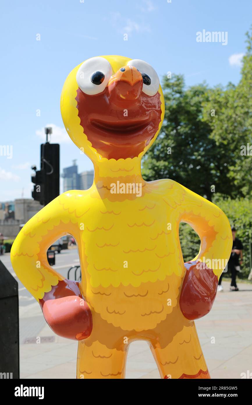 London, UK. 19 June 2023. The children’s television character Morph is ...