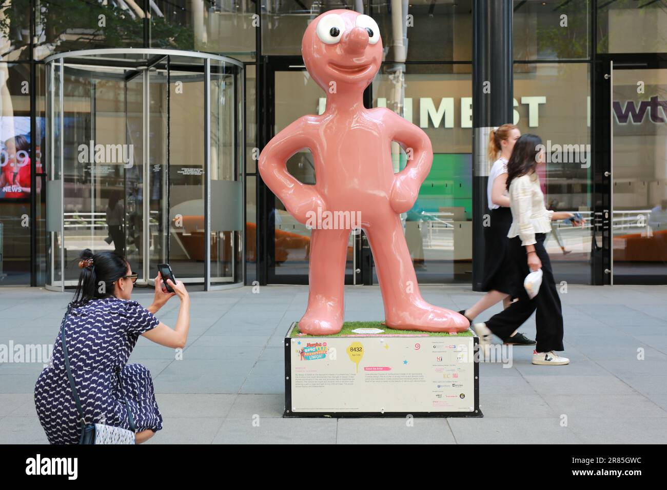 London, UK. 19 June 2023. The children’s television character Morph is ...