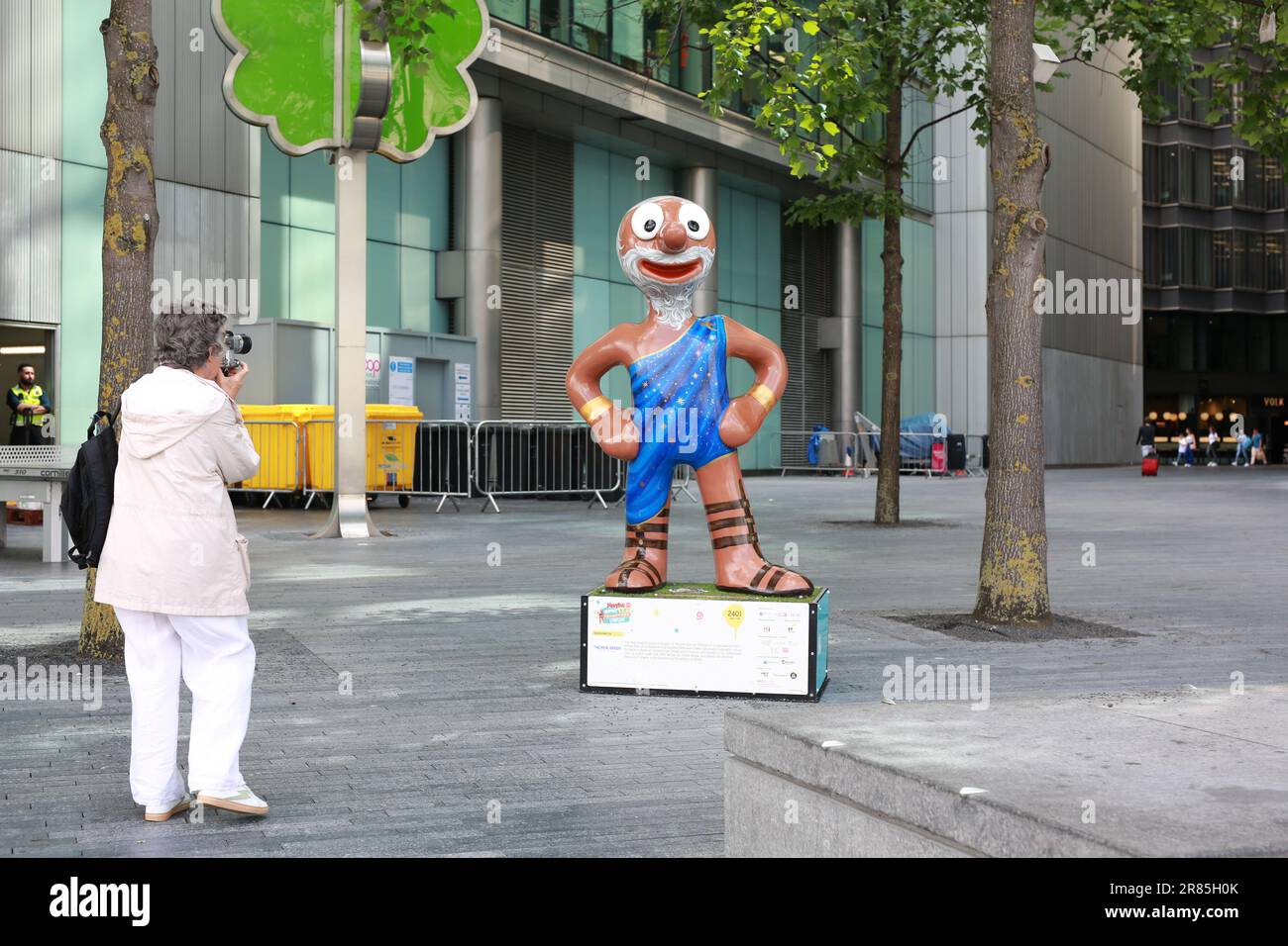 London, UK. 19 June 2023. The children’s television character Morph is ...