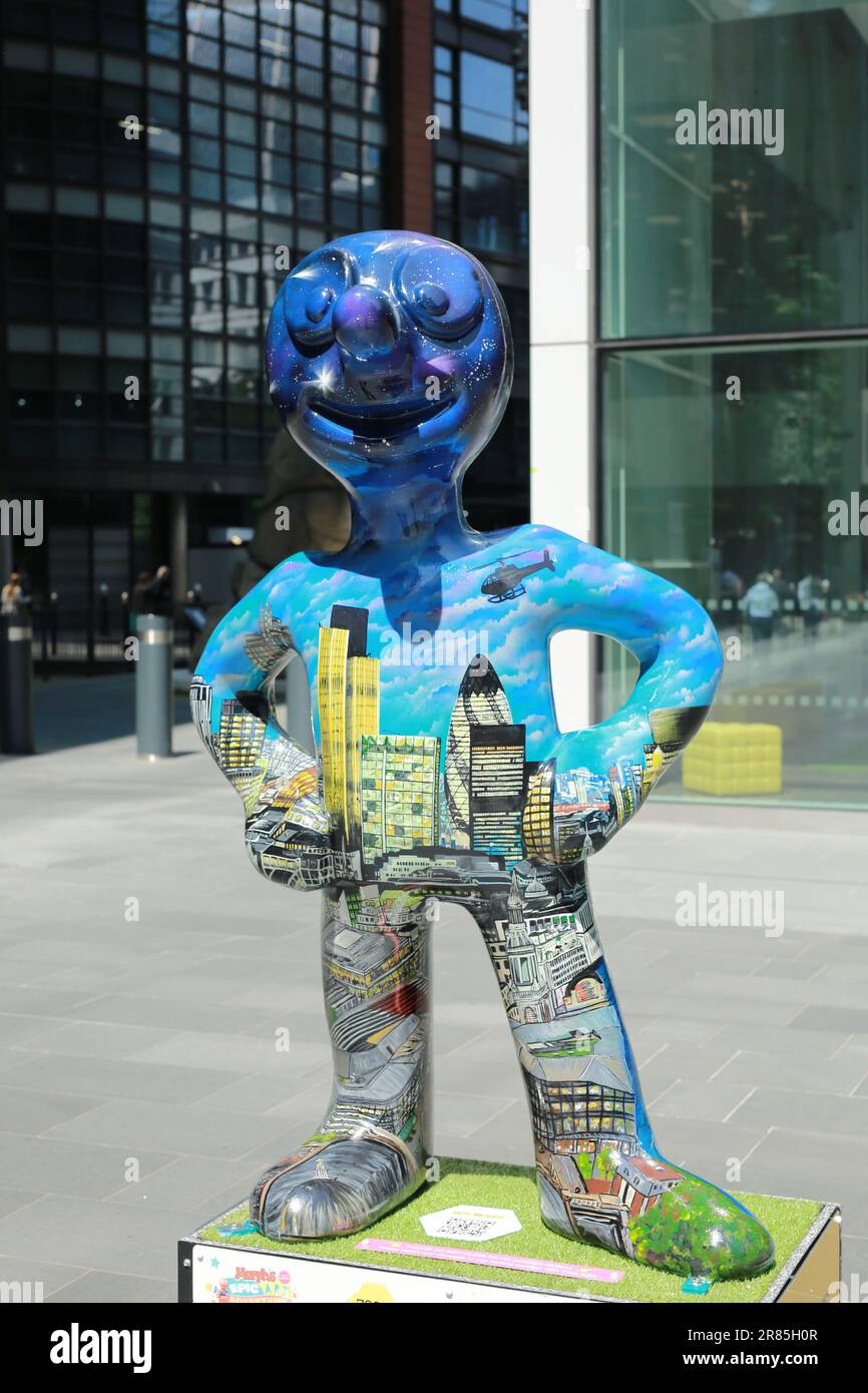 London, UK. 19 June 2023. The children’s television character Morph is ...