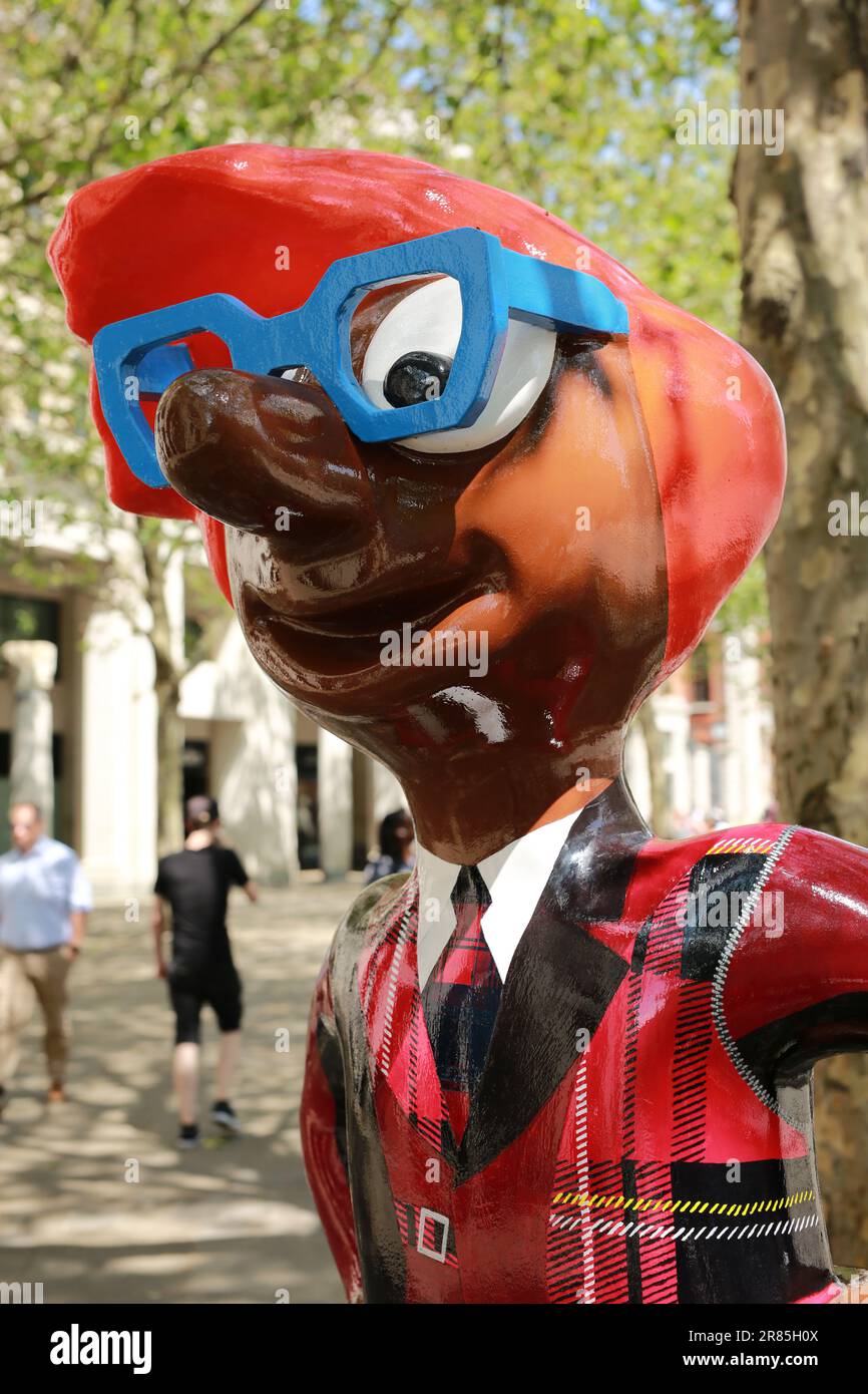 London, UK. 19 June 2023. The children’s television character Morph is ...