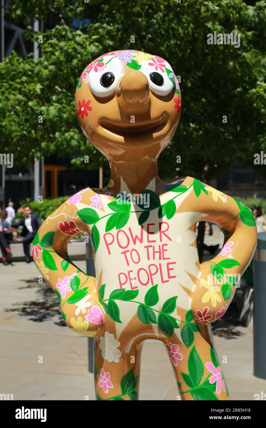London, UK. 19 June 2023. The children’s television character Morph is ...