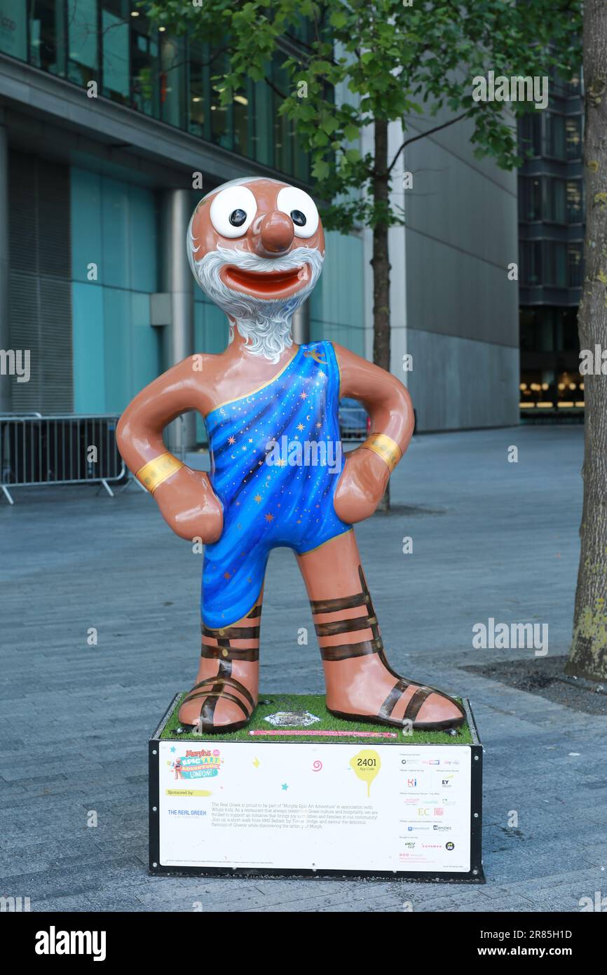 London, UK. 19 June 2023. The children’s television character Morph is ...