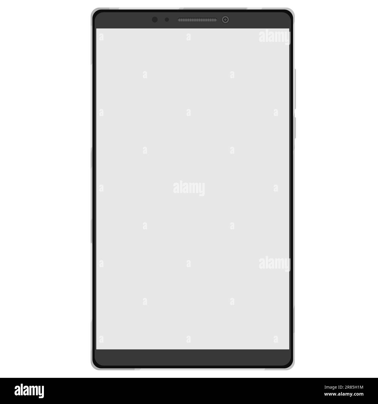 Cell phone, smartphone screen frame front view modern gadget mock up ...