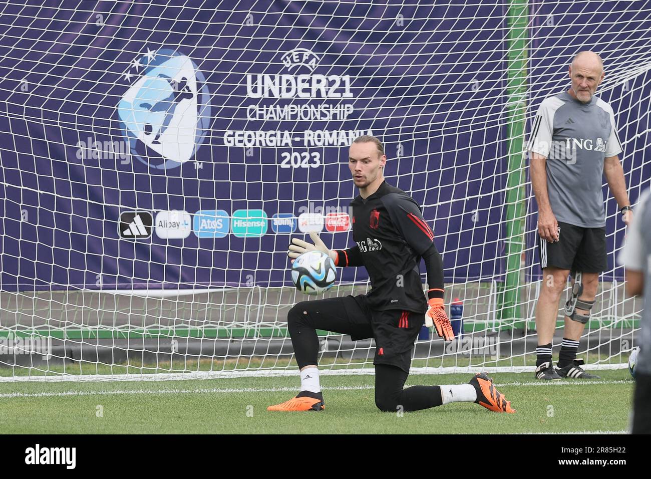 Belgiums goalkeeper filip de wilde hi-res stock photography and images ...