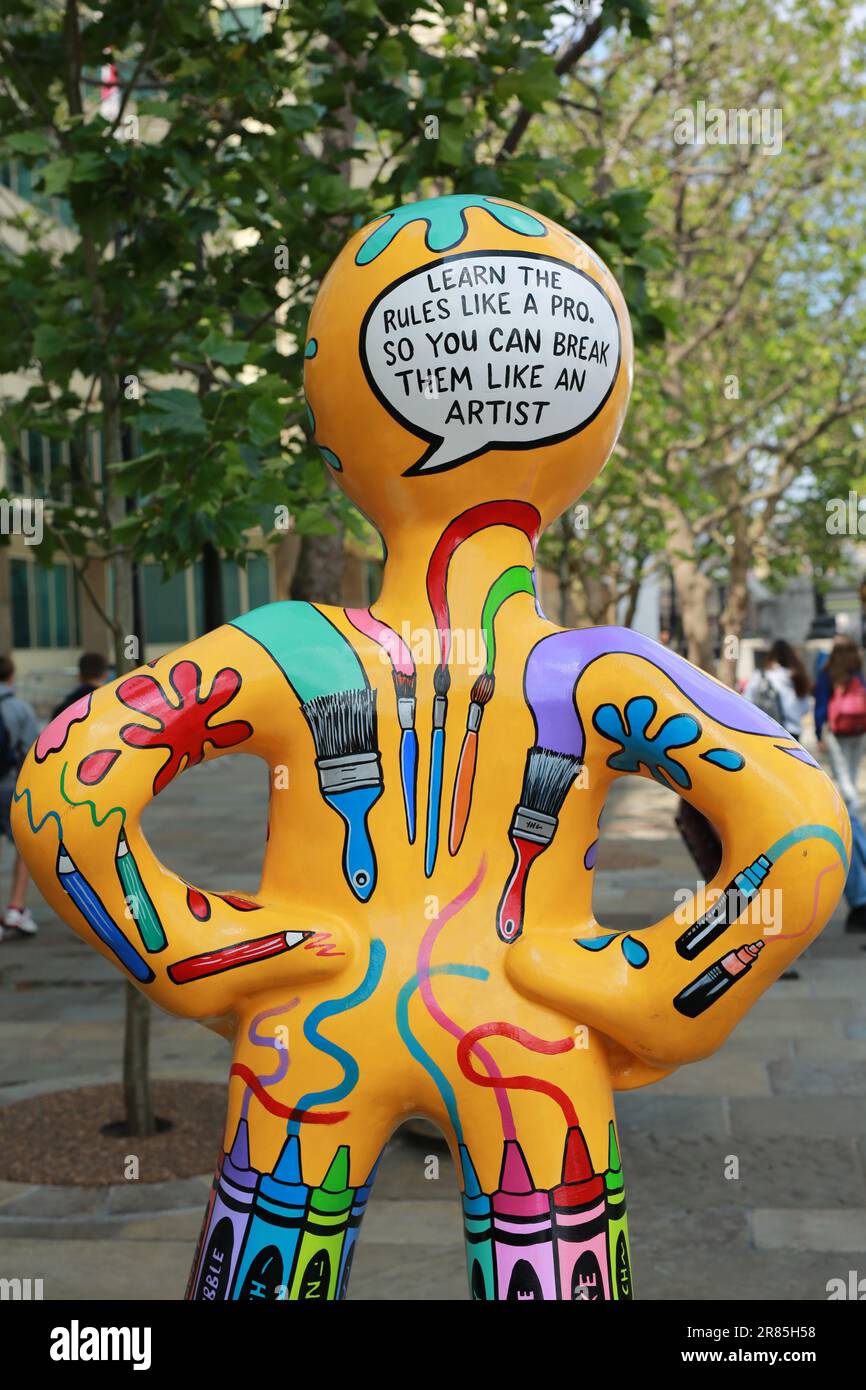 London, UK. 19 June 2023. The children’s television character Morph is ...