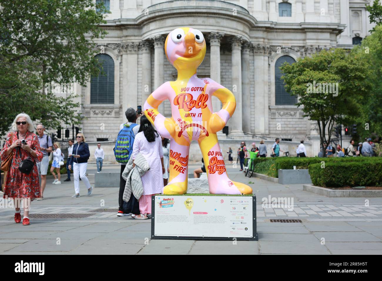 London, UK. 19 June 2023. The children’s television character Morph is ...
