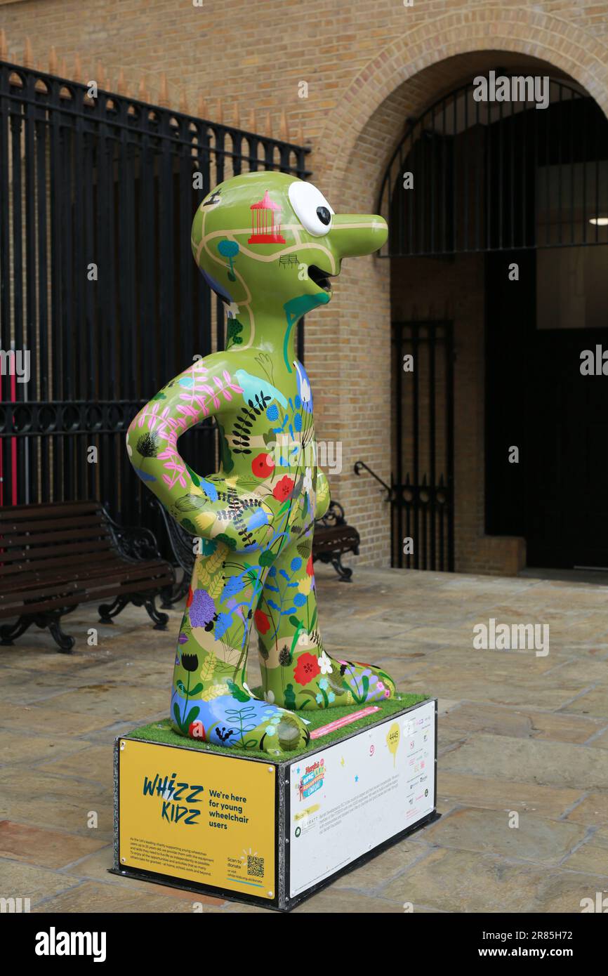 London, UK. 19 June 2023. The children’s television character Morph is ...