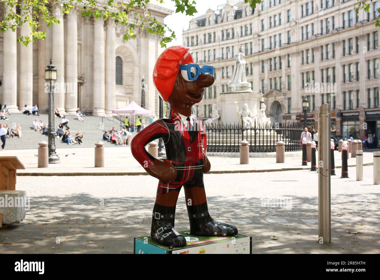 London, UK. 19 June 2023. The children’s television character Morph is ...