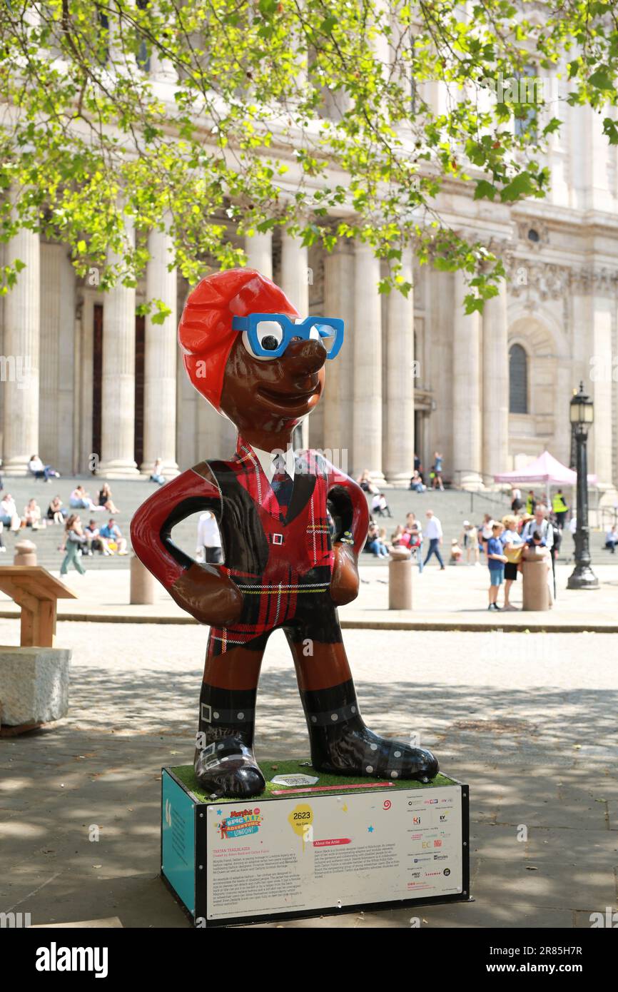 London, UK. 19 June 2023. The children’s television character Morph is ...