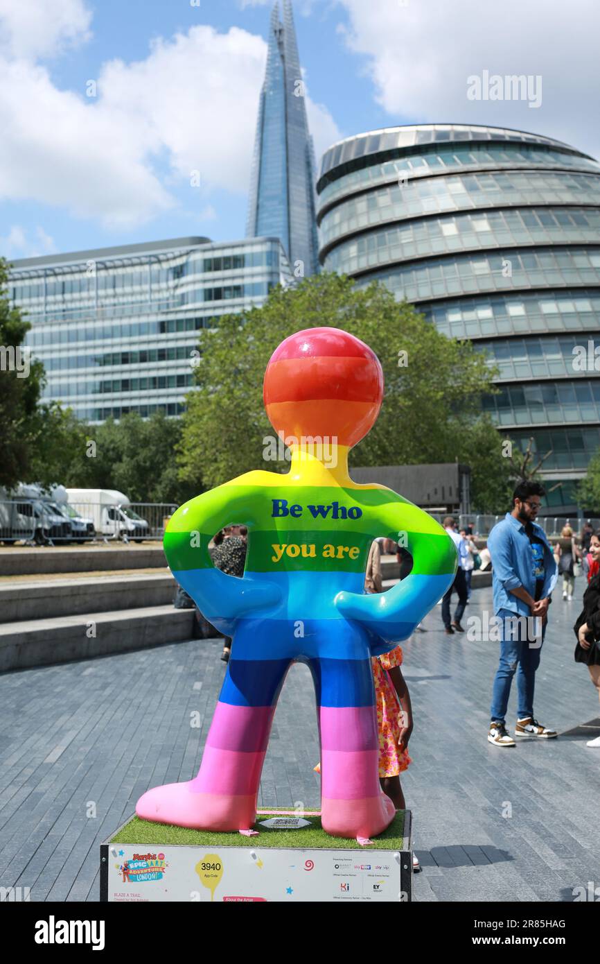 London, UK. 19 June 2023. The children’s television character Morph is ...