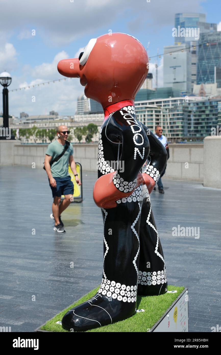 London, UK. 19 June 2023. The children’s television character Morph is ...