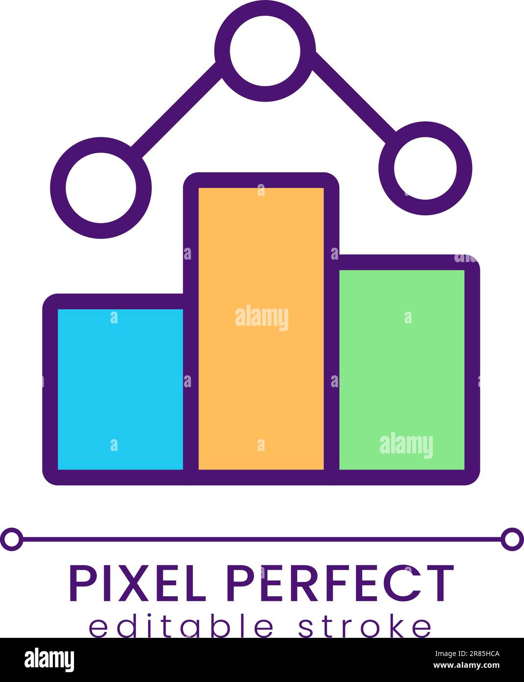 Statistical process control chart Cut Out Stock Images & Pictures - Alamy