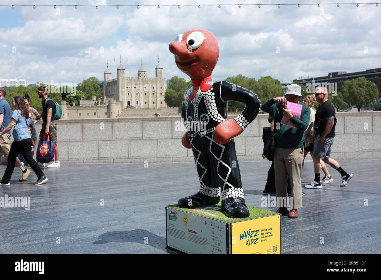 London, UK. 19 June 2023. The children’s television character Morph is ...