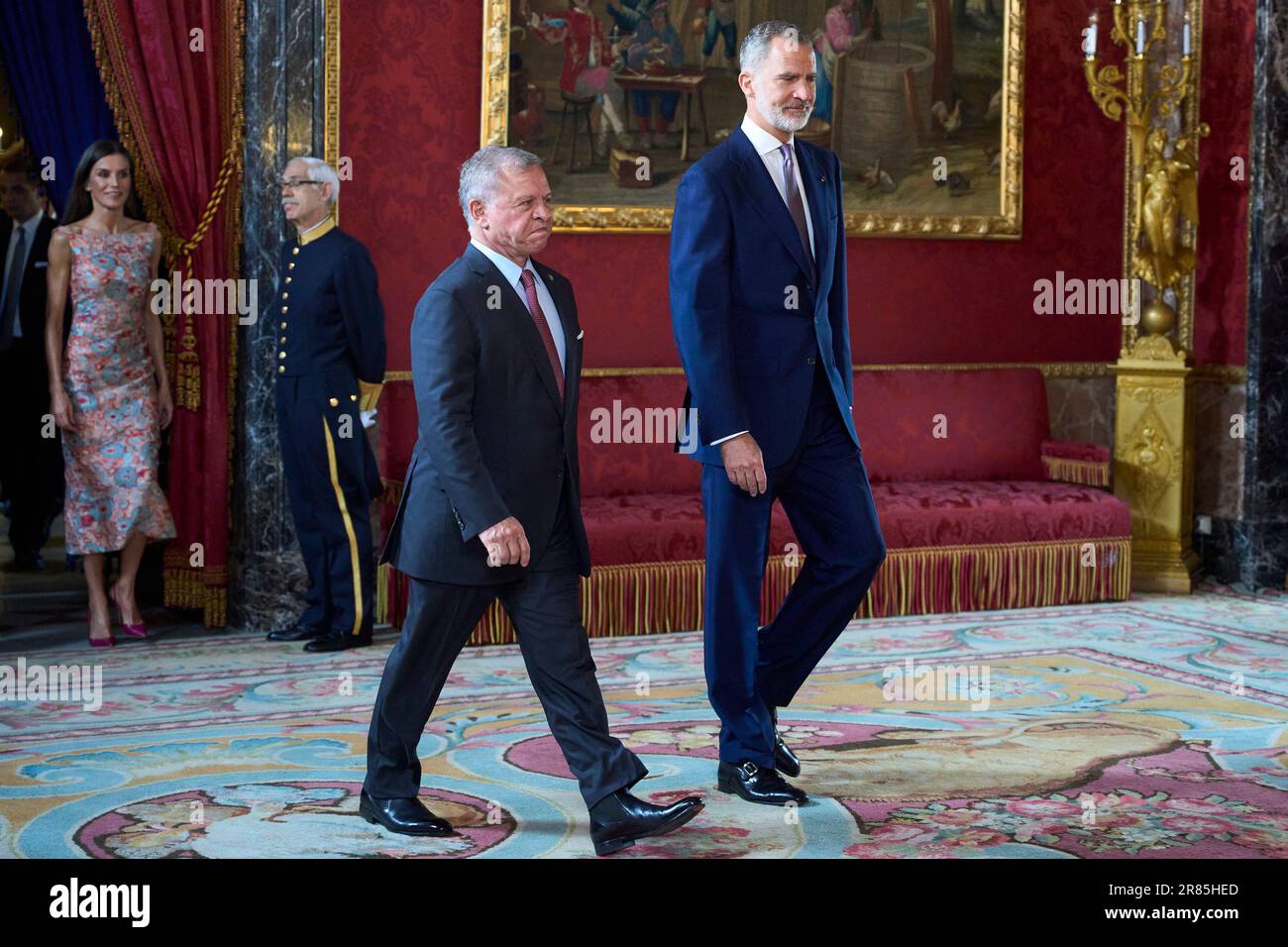 Madrid, Madrid, Spain. 19th June, 2023. King Felipe VI of Spain, Queen ...