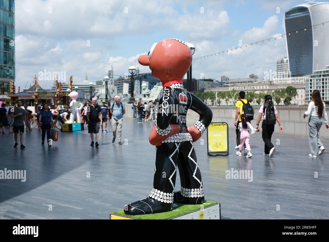 London, UK. 19 June 2023. The children’s television character Morph is ...
