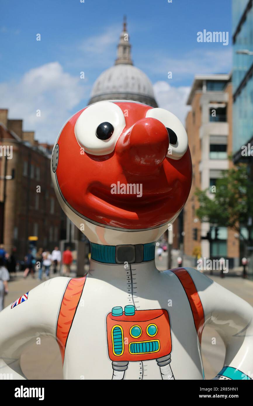 London, UK. 19 June 2023. The children’s television character Morph is ...