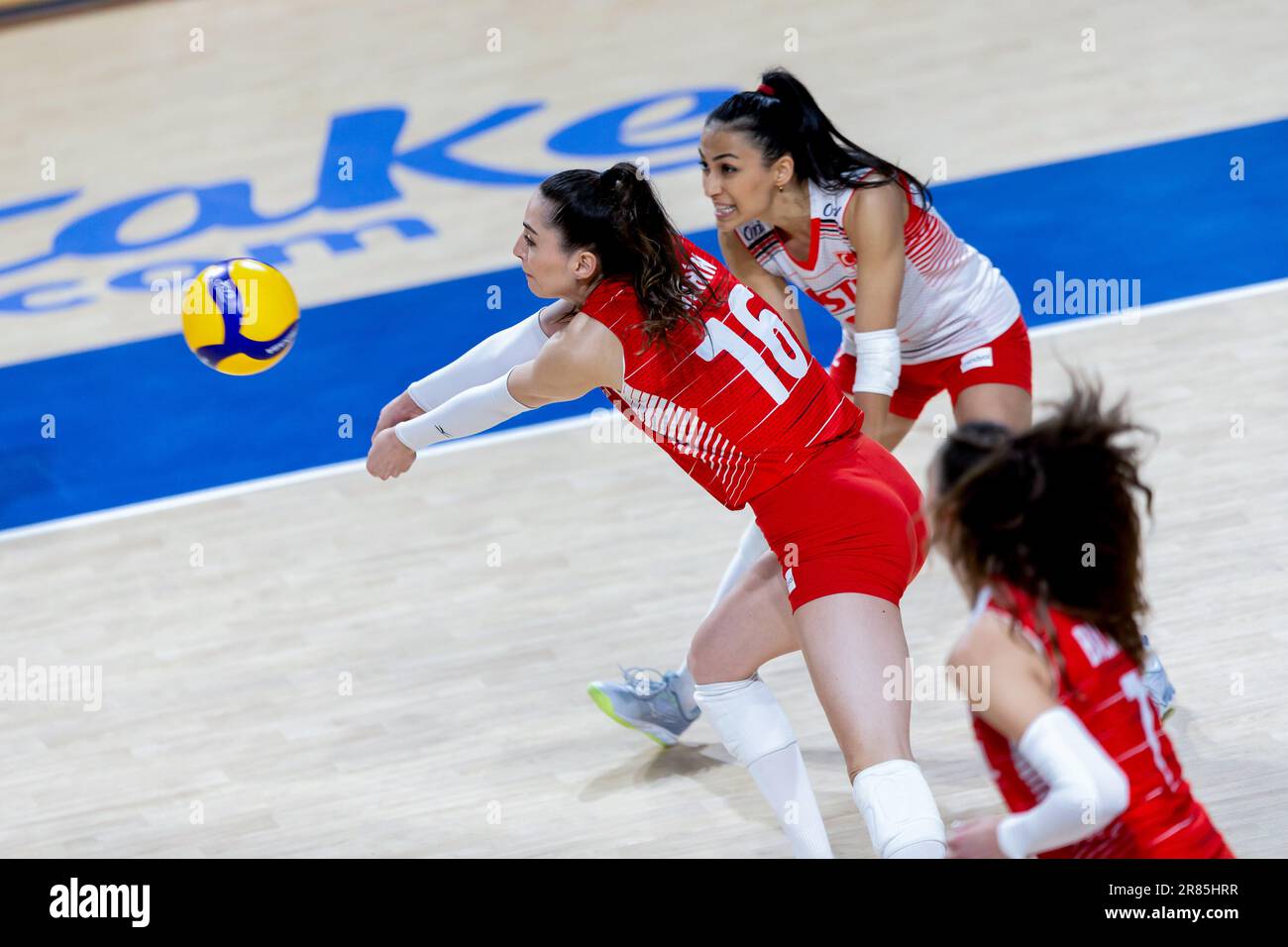 Hong Kong, China. 18th June, 2023. Saliha Sahin (#16) of Turkiye seen ...