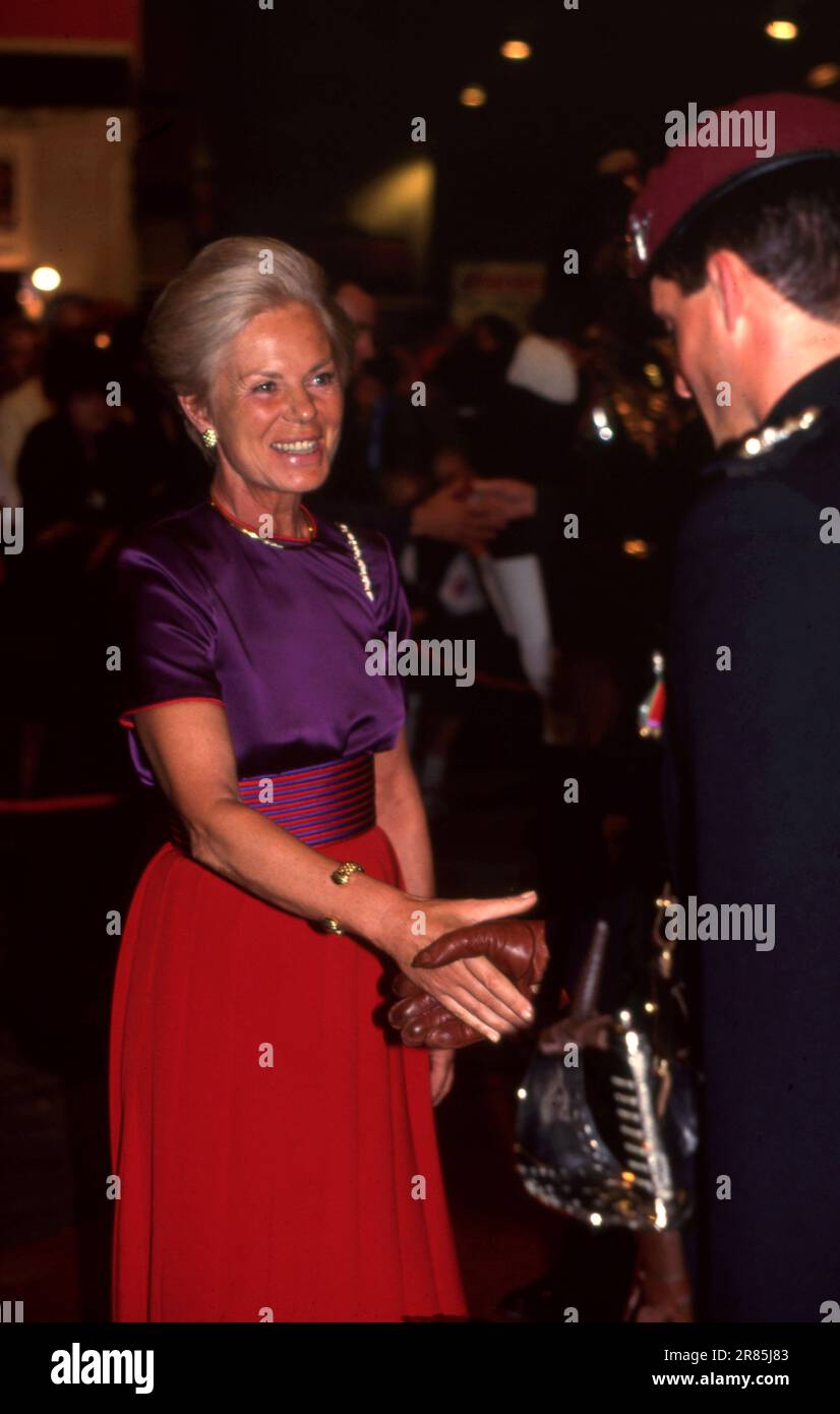 17 July 1991. Katharine, Duchess of Kent at The Royal Tournament. Photo ...
