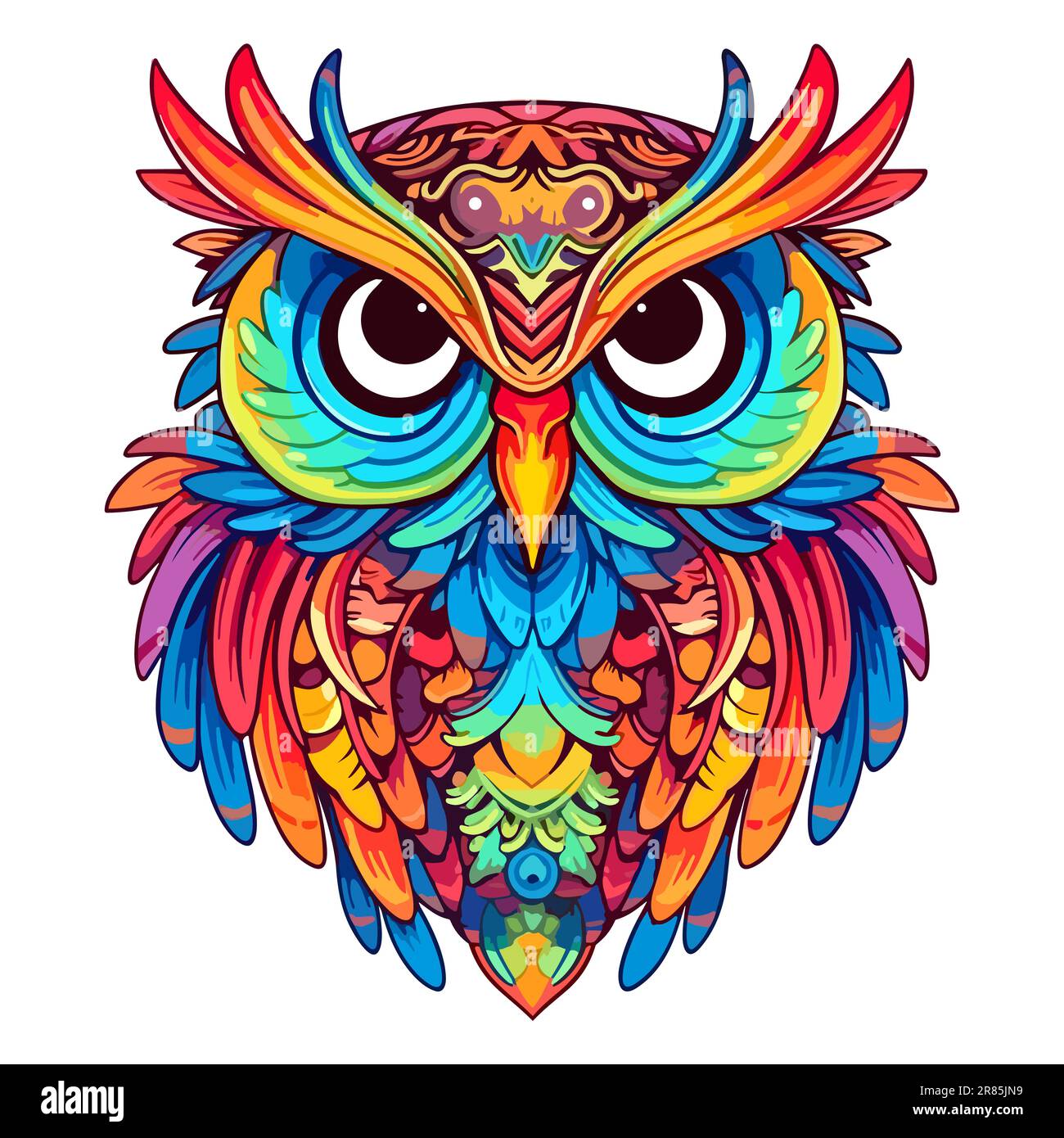 Colorful Owl Backgrounds