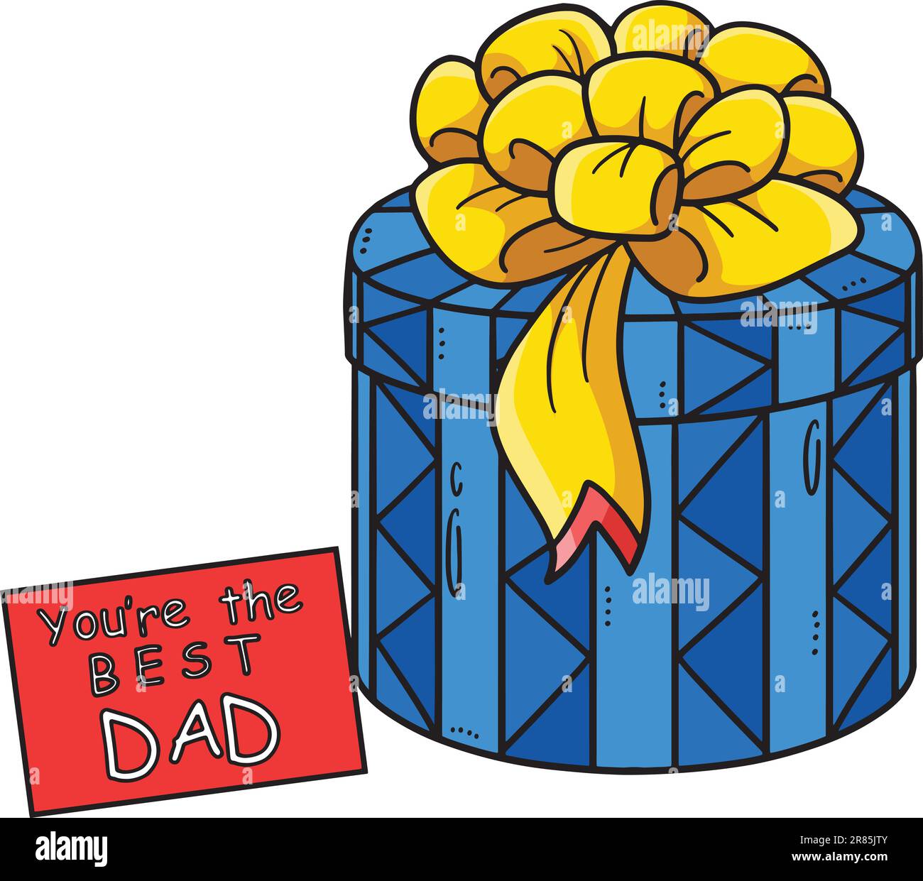 Fathers Day Youre the Best Dad Cartoon Clipart Stock Vector Image & Art ...