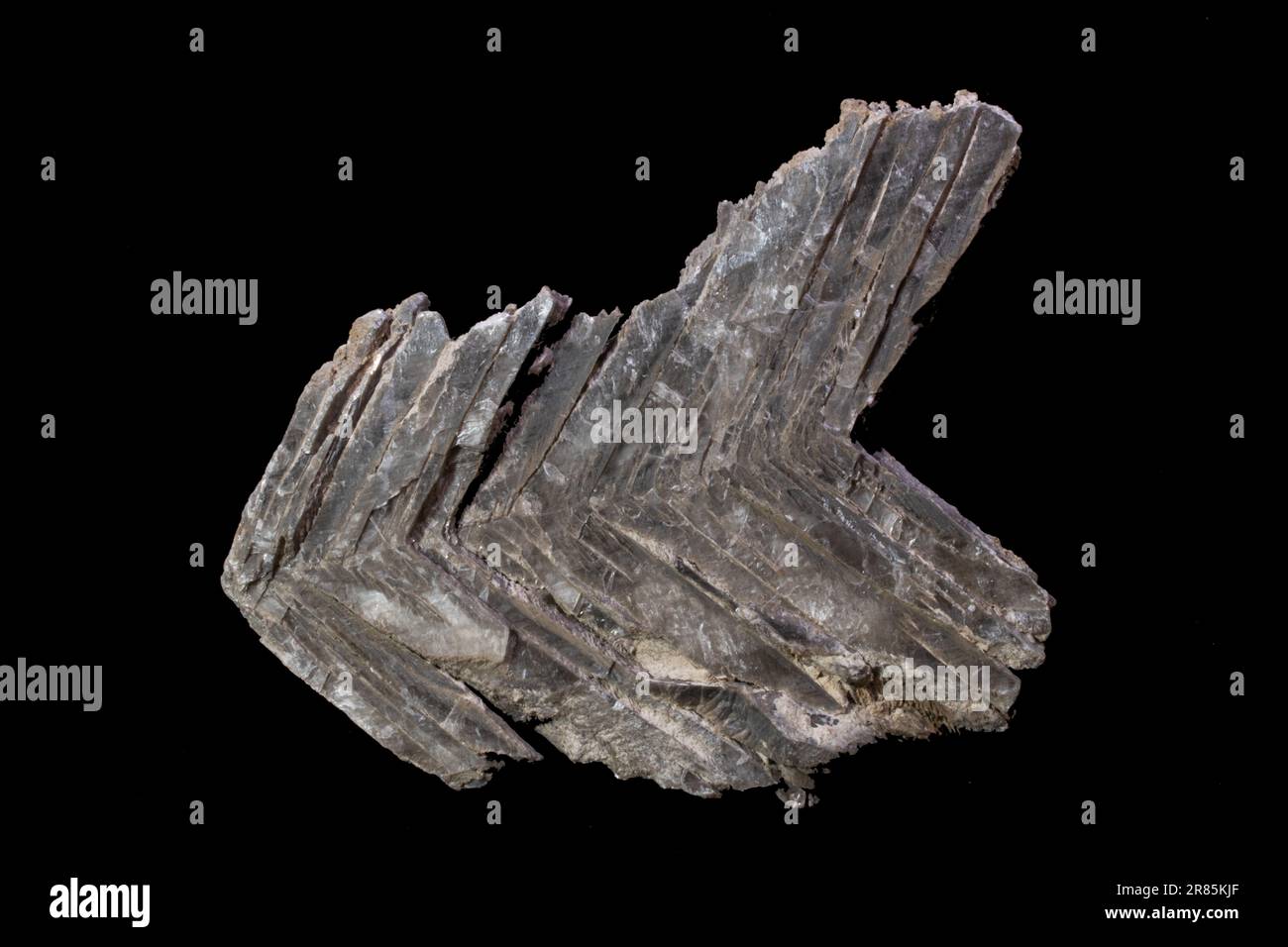 Mineral Gypsum dovetail formation Stock Photo - Alamy