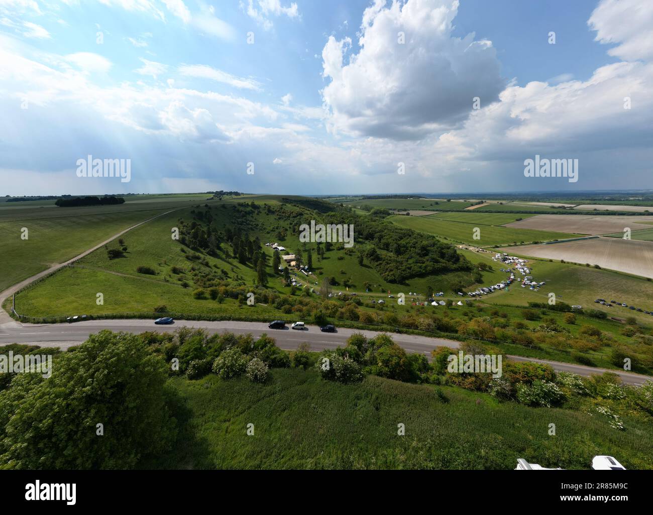 Aerial down clouds hi-res stock photography and images - Alamy