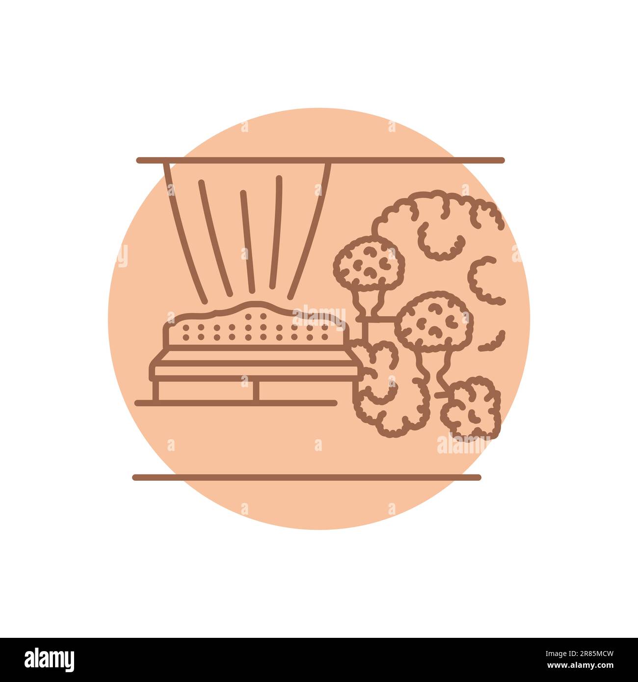 Wedding decoration black line icon. Marriage ceremony. Pictogram for ...