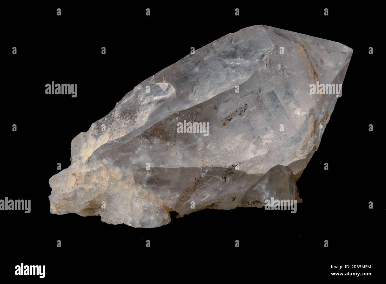 Quartz crystal mineral Stock Photo - Alamy