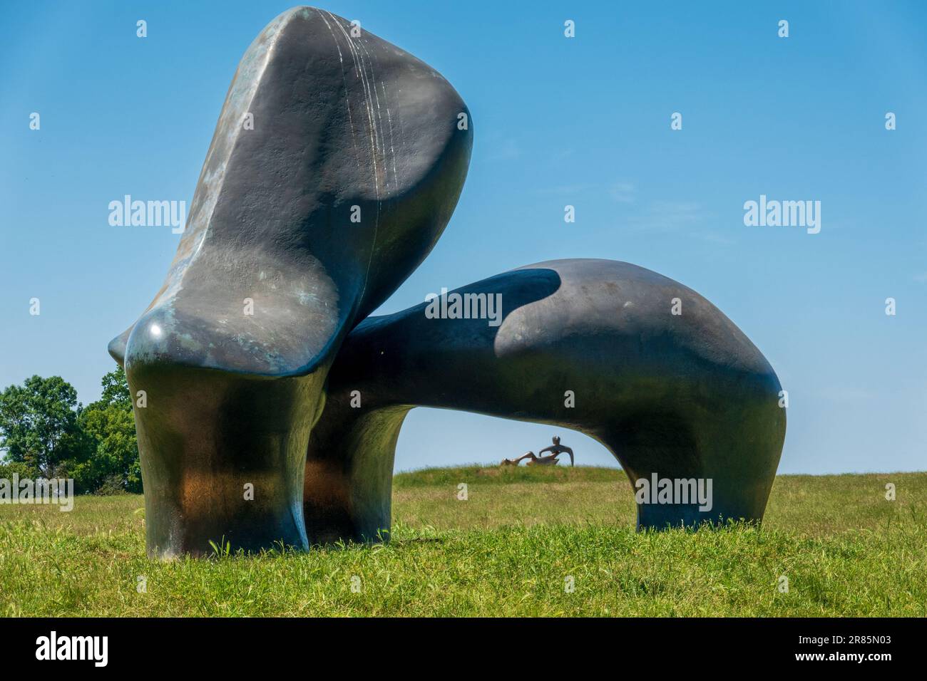 Sheep Piece, Henry Moore, Perry Green Stock Photo - Alamy