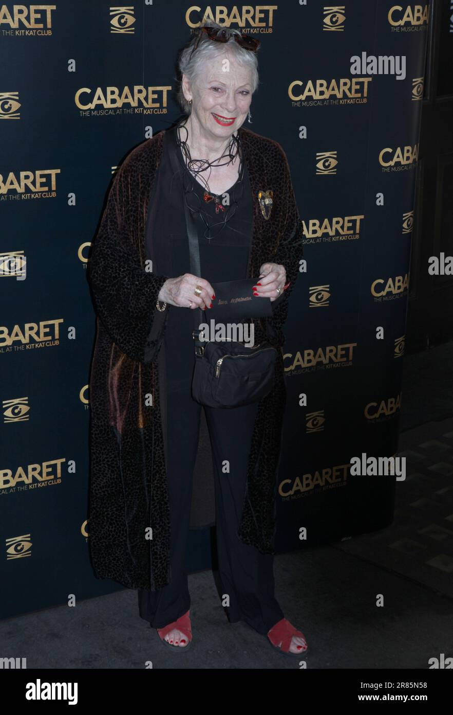 London, UK. Sara Kestelman at the Cabaret gala night. The Kit Kat Club ...