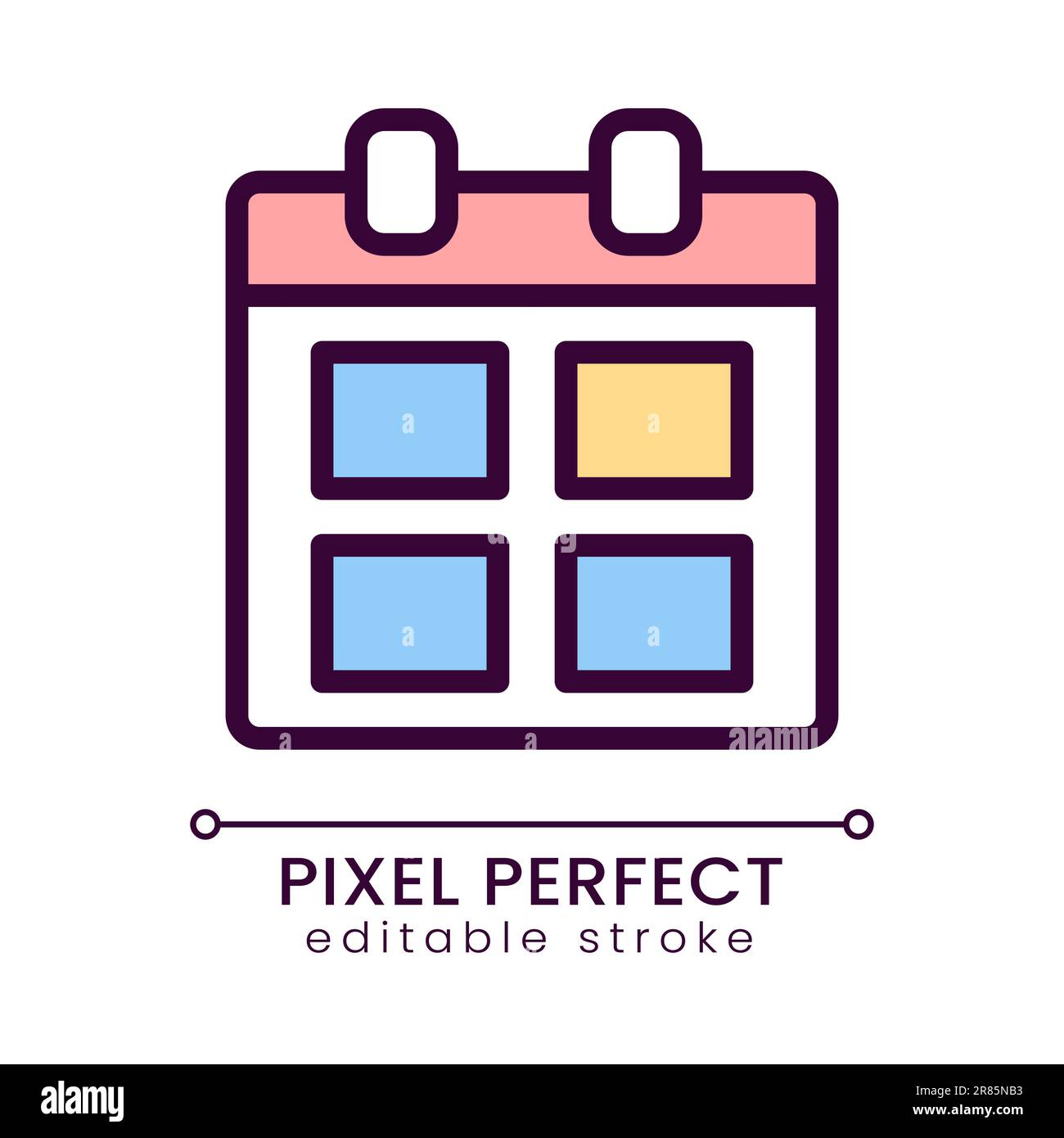 Editable planner cartoon hi-res stock photography and images - Alamy