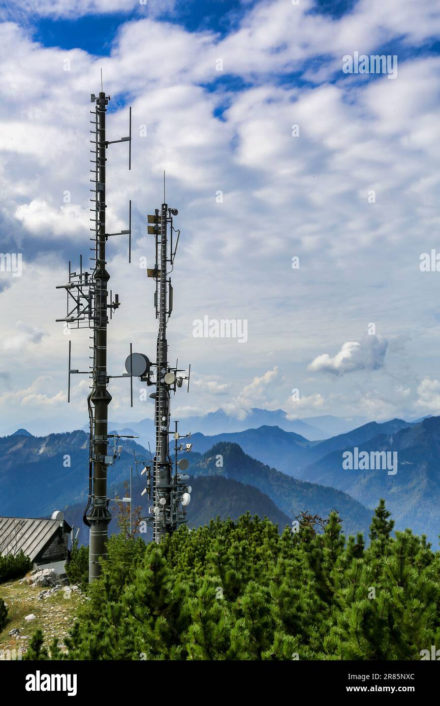 Peak antenna hi-res stock photography and images - Alamy