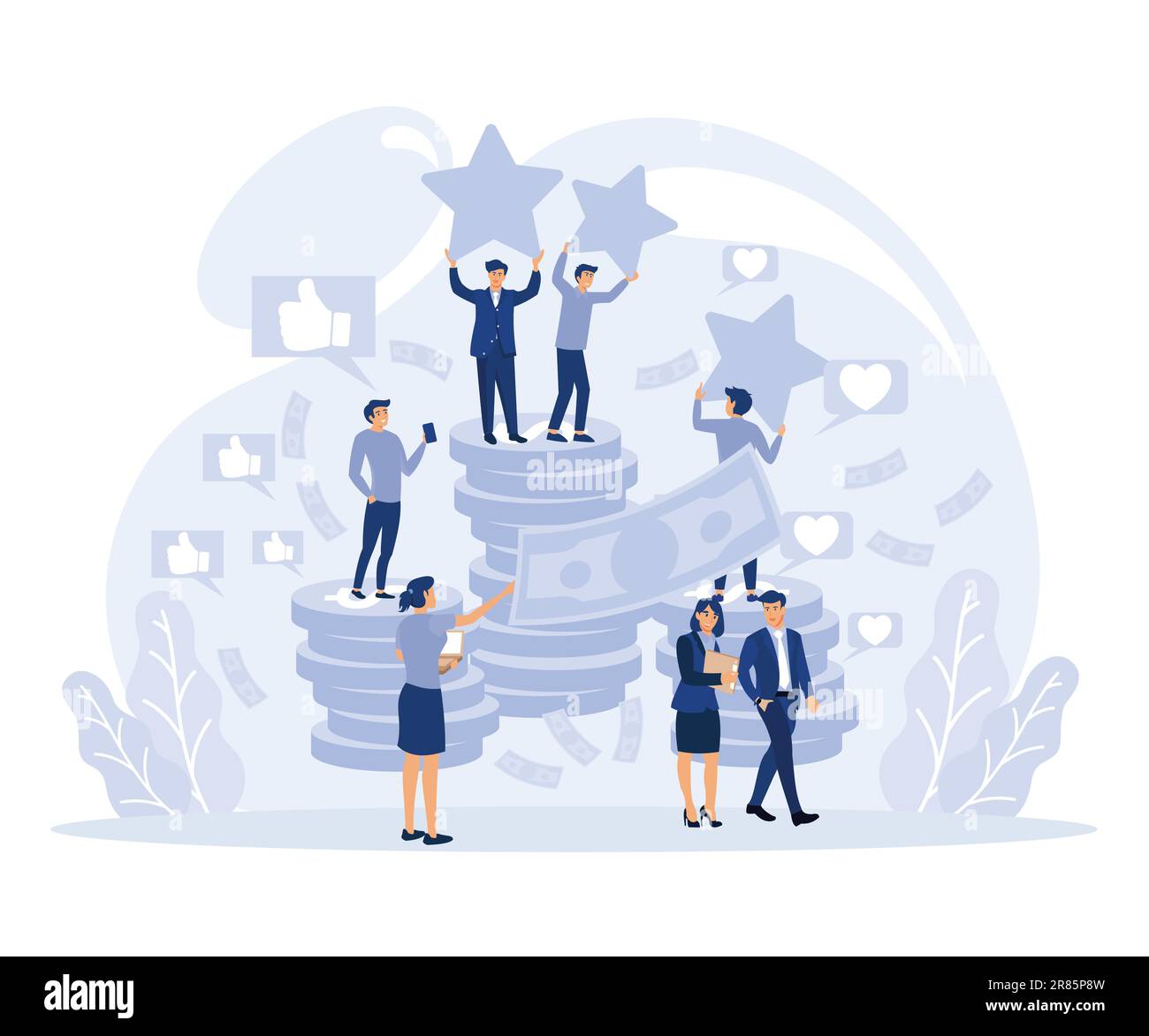 Monetization of Popularity in Social Network, Celebrating Company ...