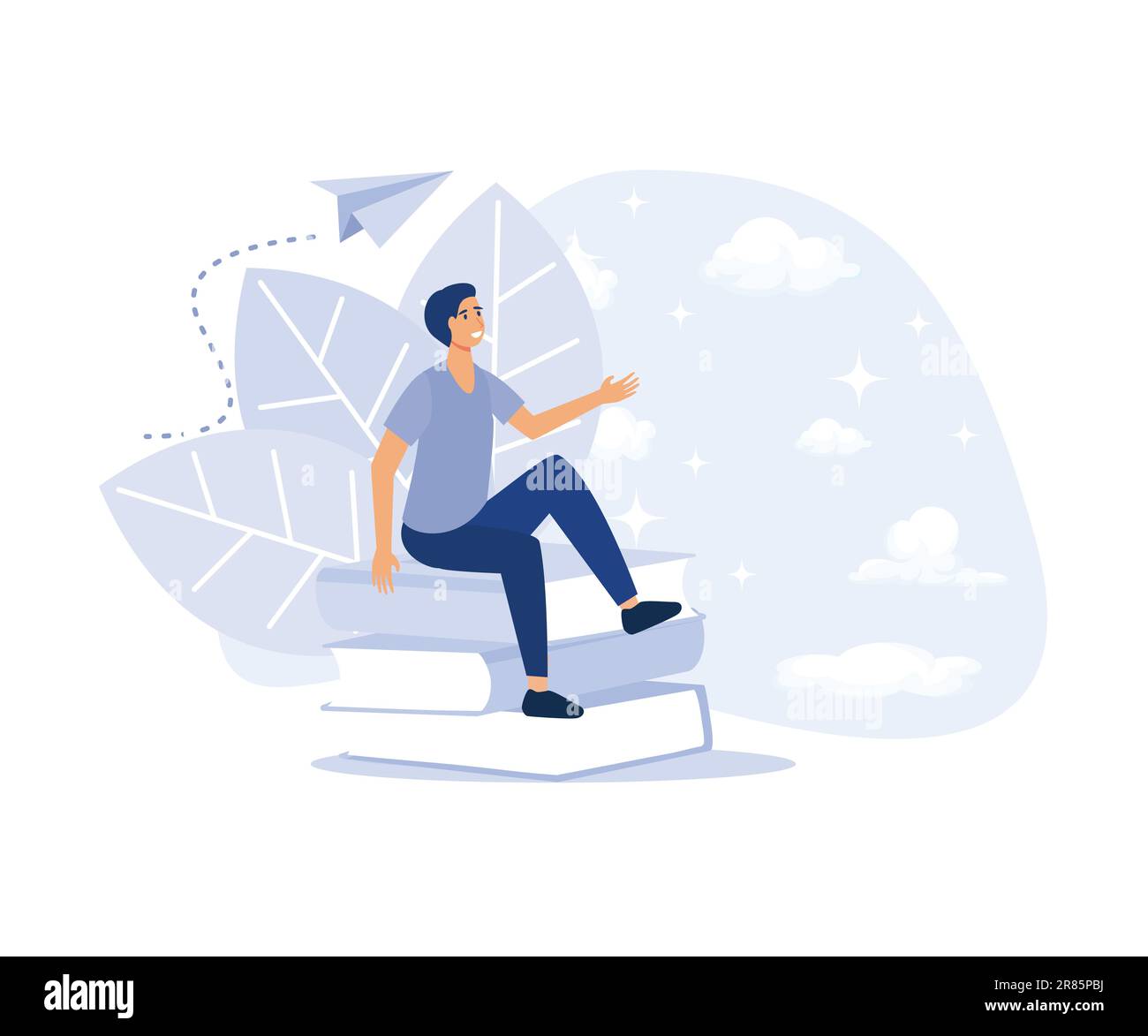 Modern reader books on Stock Vector Images - Alamy